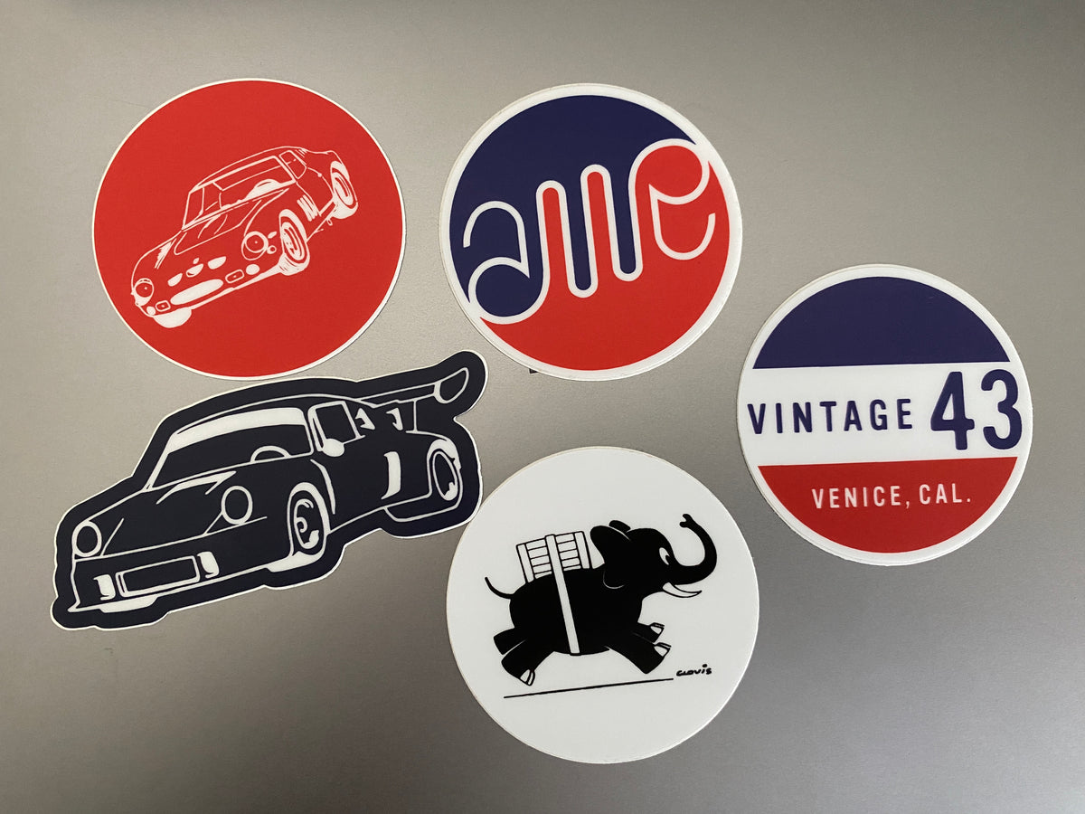 AMR - Set of 5 Stickers – Vintage43